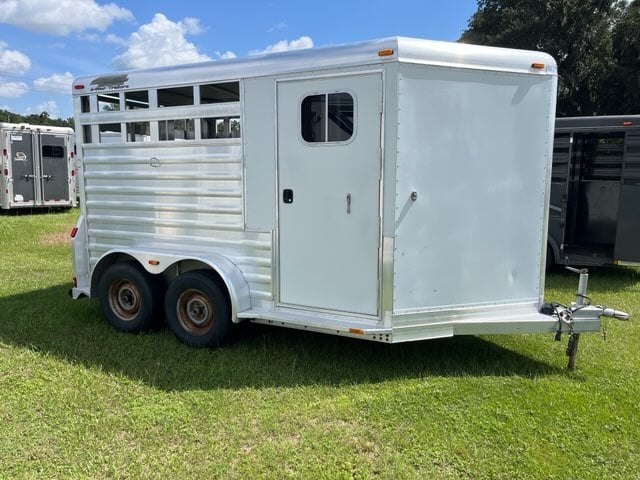 2006 4-Star Stock Combo 2 Horse Slant Load Bumperpull Horse Trailer ...