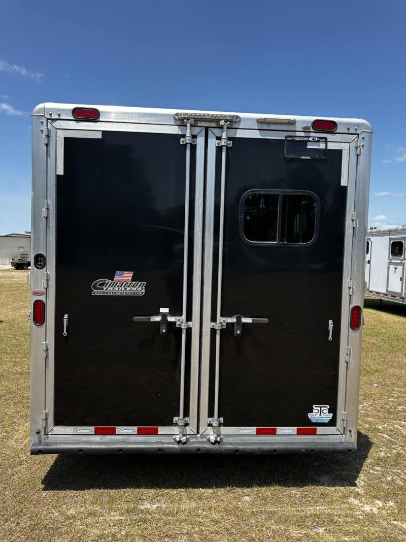 2019 Cimarron 3 Horse Slant Load Gooseneck Horse Trailer With Living ...