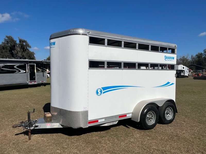 2019 Shadow Stock Combo 2 Horse Slant Load Bumperpull Horse Trailer ...